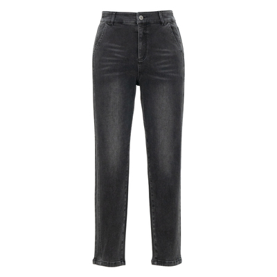 HONRN/红人水洗棉休闲直筒牛仔裤