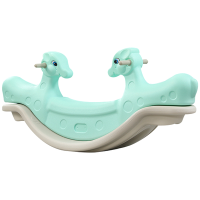 心启幼儿园双人动物摇摇马塑料