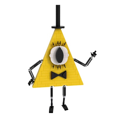 SETbricks积木Bill Cipher - Gravity falls玩具拼装精致摆件礼物