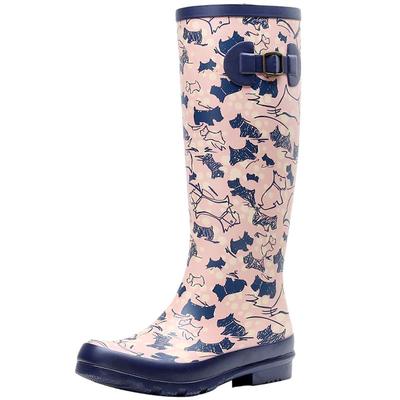 女雨鞋舒适度好春秋高筒橡胶材质