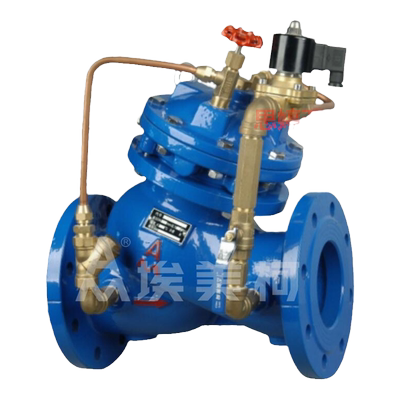 埃美柯电动调节法兰阀J145X