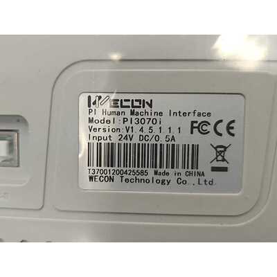 在线议价WECON维控触摸屏PI3070i