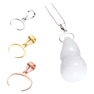 新品横孔扣子牛鼻夹扣diy路路通