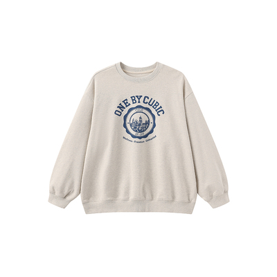 CUBIC高密纯棉印花卫衣