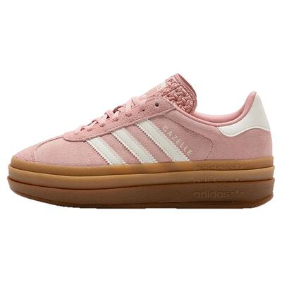 阿迪达斯三叶草GAZELLE BOLD W经典厚底运动鞋复古T头板鞋JS3903