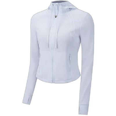 Define 女士短款连帽夹克 *网面丨lululemon丨LW3JHWS
