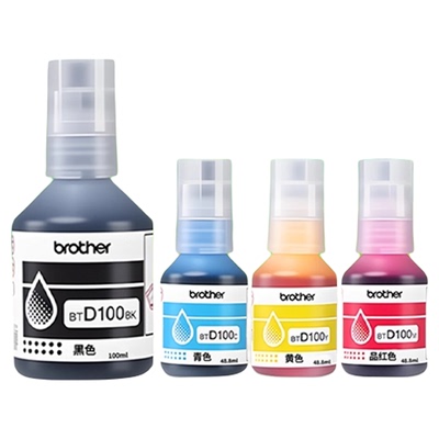 兄弟DCP-T230 T236 T238打印机BTD100BK四色原装墨水 T536dw