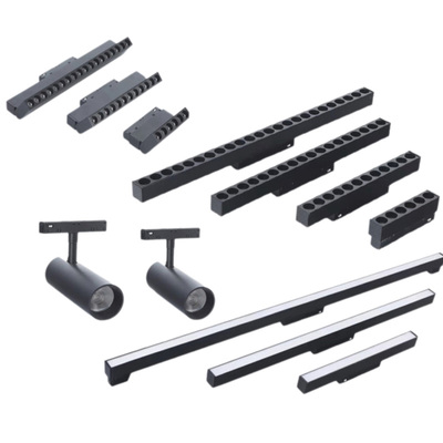 20款通用磁吸轨道灯泛光灯格栅灯