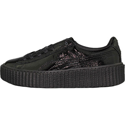 Puma/彪马正品CREEPER WRINKLED PATENT女子板鞋364465-01