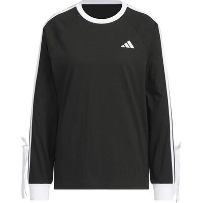 阿迪达斯女士运动圆领长袖上衣