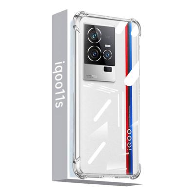 适用iqoo系列透明壳气囊防摔透明