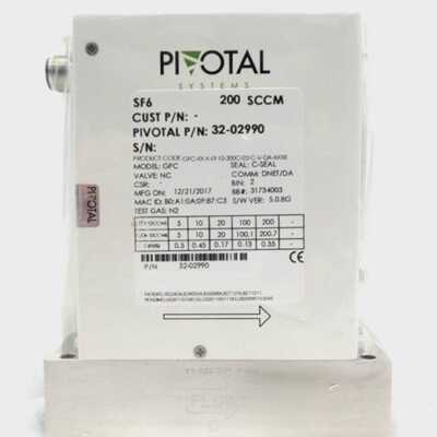 Pivotal Systems 32-02990 质量流量控制器 MFC 200 SCCM SF6 全