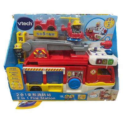 变形交通救援车2合1安全知识玩具