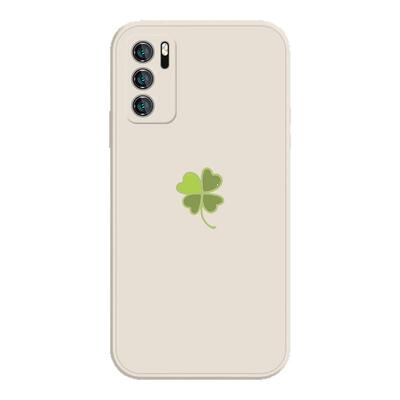 小众简约四叶草适用华为手机壳