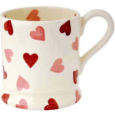 emma爱心釉下彩送礼陶瓷水杯