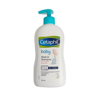 cetaphil丝塔芙洗发沐浴二合一低敏无泪金盏花 保质期到27.7正品