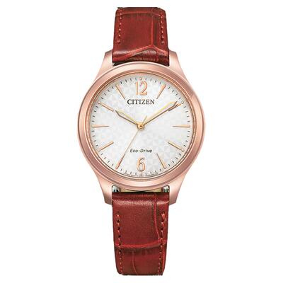 citizen西铁城女士樱花休闲腕表