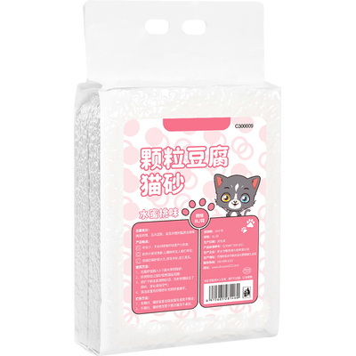 水蜜桃猫砂豆腐砂可冲厕所