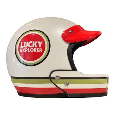 Lucky探险家半盔veldt摩托车头盔