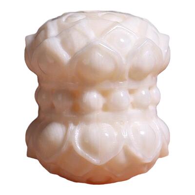 信誉公子猛犸象牙双头莲花