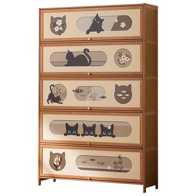 十一维度大容量翻门防尘鞋柜