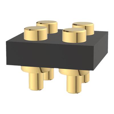 铜柱双排母座连接器实心车件