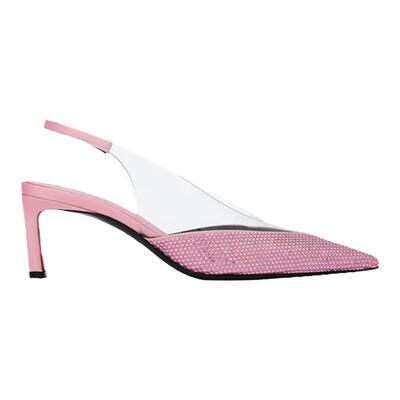 Sergio Rossi/SR女鞋EVANGELIE系列尖头高跟鞋