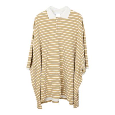 Muro S/S18 Abang ppy stripe 1/2 PK-T 美式翻领大tee