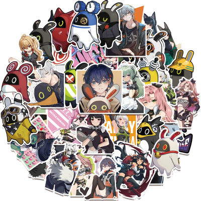 50张二次元绝区零贴纸装饰防水