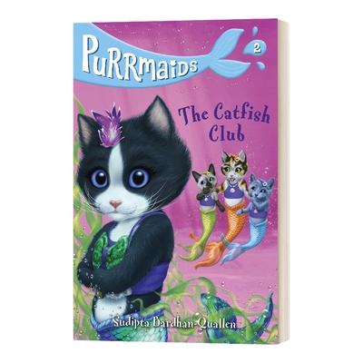 英文原版 Purrmaids #2 The Catfish Club 美猫鱼2 鲶鱼俱乐部 英文版 进口英语原版书籍儿童全英语书