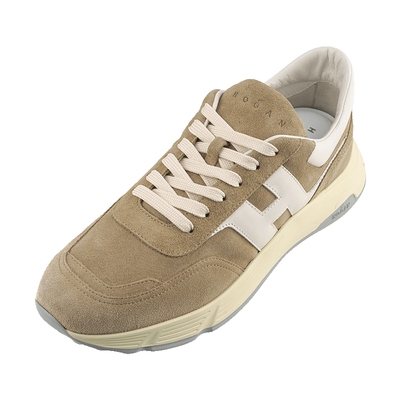 HOGAN圆头系带低帮生活休闲鞋男