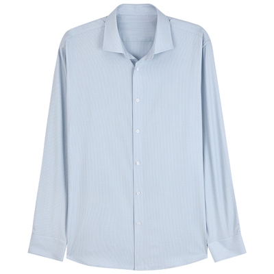 MindBridge莫代尔纯色长袖衬衫