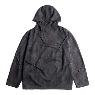 AOGZ废土风设计感重磅卫衣男女生春秋季2025新款复古情侣连帽外套