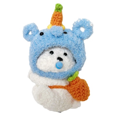 卡通可爱毛绒玩具汽车摆件