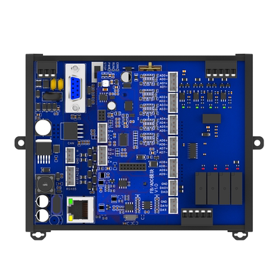 领控兼容三菱PLC工控板FB系列FX3UFX2N以太网圆弧插补温控