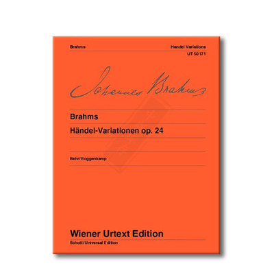 勃拉姆斯亨德尔变奏曲集op24钢琴