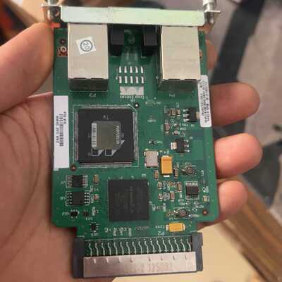 【议价-可维修】思科Cisco HWIC-2FE以太网模块，功能正常带挡 /