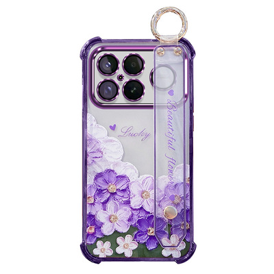 适用小米pocof8ultra手机壳花朵