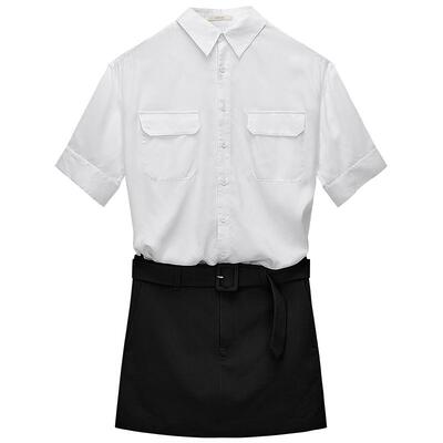 OCHIRLY欧时力腰带假两件连衣裙