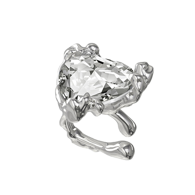 BOONEE熔岩爱心宝石耳骨夹