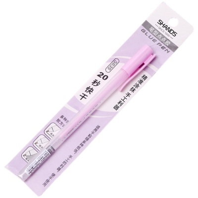 马卡龙色点点液体胶水手帐