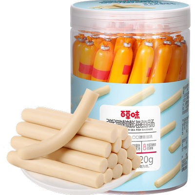 百草味深海鱼肠零食