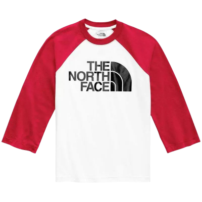 THE NORTH FACE/北面女T恤七分袖拼色夏季舒适正品B13810