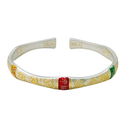 【9999纯银】吉言竹节手镯带证书