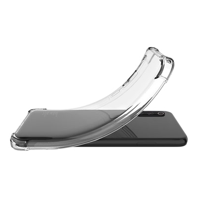 imak适用于索尼Xperia 1V手机壳Sony Xperia 10V全包防摔气囊保护套硅胶软外壳透明黑简约高端商务镜头保护