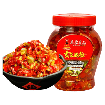 湖南贡菜脆椒汤妈妈毛家