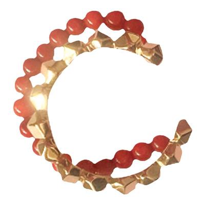 lhwindsor粗款碎金珠串组合戒指