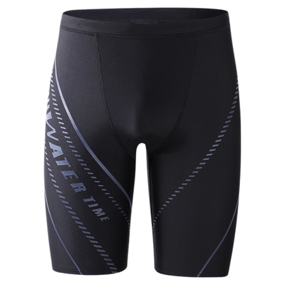 WaterTime泳裤男款专业训练比赛竞速五分速干抗氯游泳专用装备