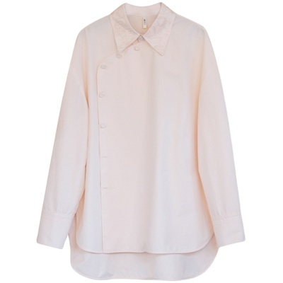 不蔓不枝宽松中式衬衣