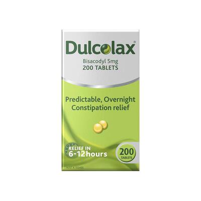 DULCOLAX乐可舒通便丸比沙可啶便秘润肠通便老人便秘药200粒